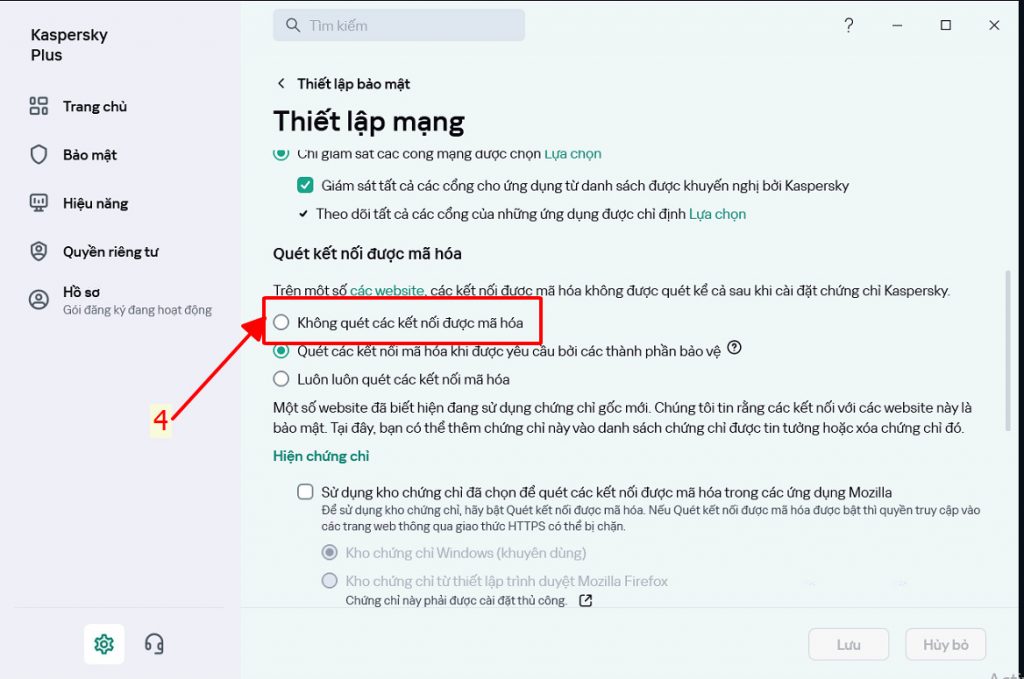 HƯỚNG DẪN SỬA LỖI DISCONNECT OUTLOOK DO KASPERSKY CHẶN SSL CA - IT ...