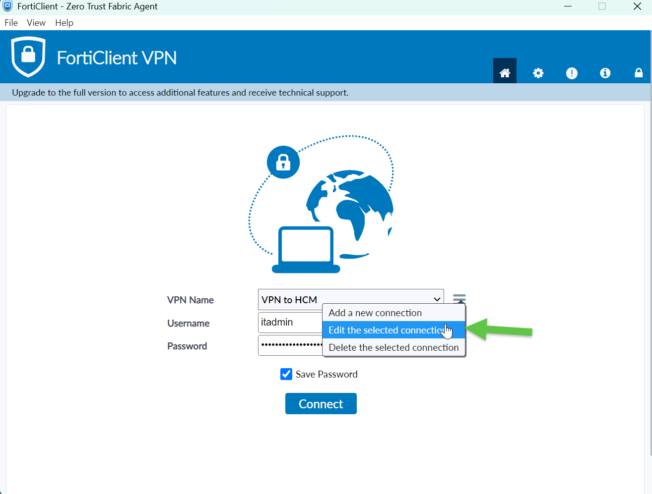 HƯỚNG DẪN CẬP NHẬT VPN TO VFC - IT Services Desk VFC
